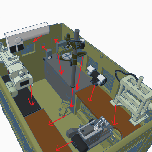 🚐 (ADD-ON) GMC CCKW 353 ST-6 M16A2 workshop van body・ STL File for 3D ...