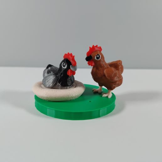 Free STL file ANIMAL SERIES - BACKYARD CHICKENS 🐔 ・3D print object to ...