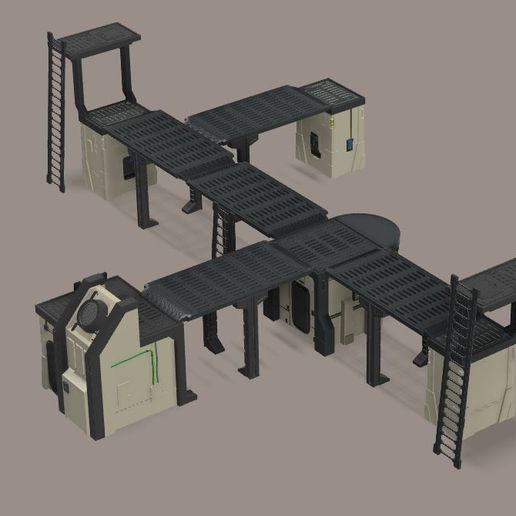 ⭐ Star Wars Legion Shatterpoint inspired Terrain・ STL File for 3D ...