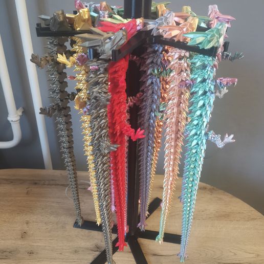 🐉 Rotating modular display stand・ STL File for 3D printing・Cults