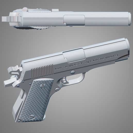 🔫 Fallout: Pistol (A Light Shining in Darkness)・ STL File for 3D ...