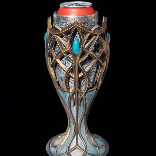 🧝 Elven Goblet・ 3D File for ・Cults